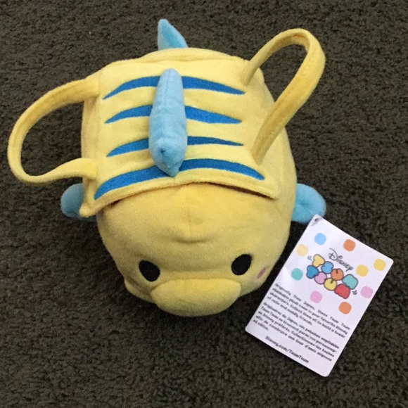 Disney | Accessories | Tsum Tsum Flounder Little Mermaid Set Nwt | Poshmark